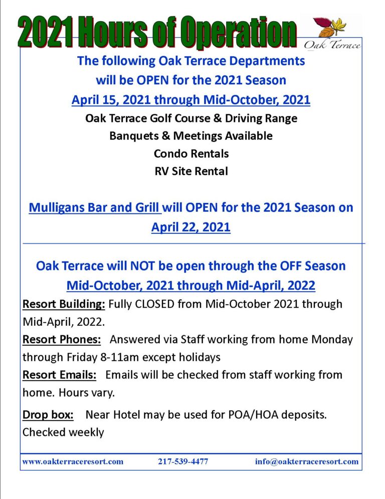 Oak Terrace Golf Course – Central Illinois Golf Courses